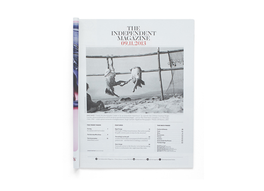 The Independent Magazine redesign - www.stephenpetchdesign.com