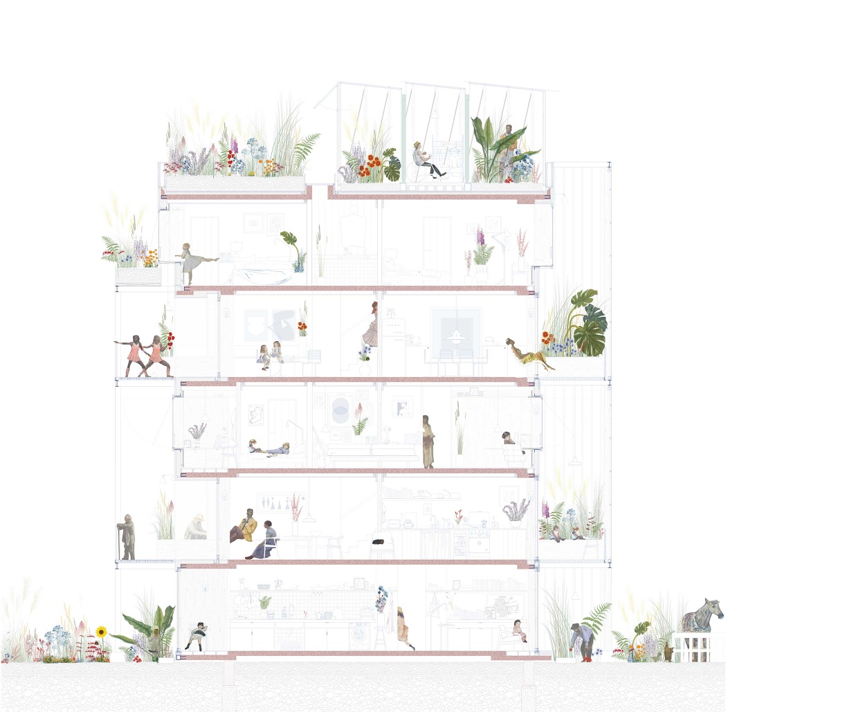 Model Housing - Urban Horticulture - Donaghy + Dimond Architects
