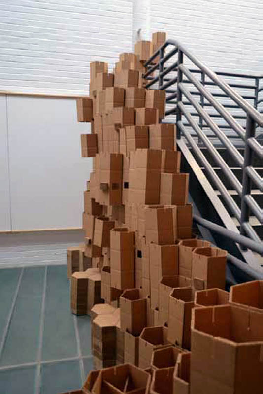 Cardboard Installation - AlexKarkazis.com