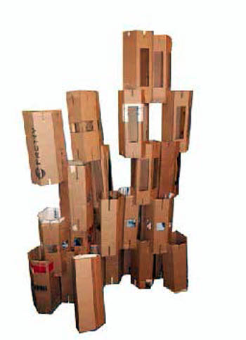 Cardboard Installation - AlexKarkazis.com