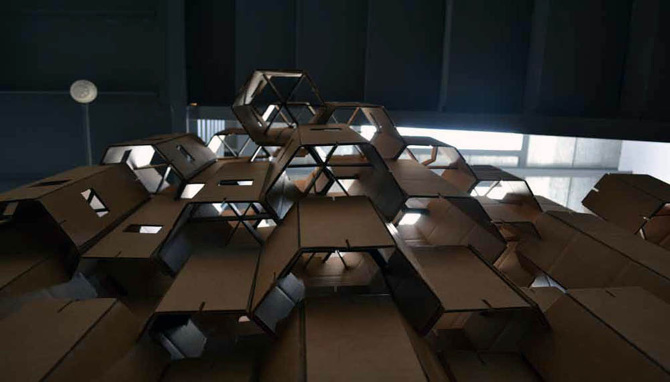 Cardboard Installation - AlexKarkazis.com