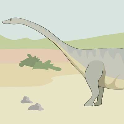 Farting dinosaur - Kathryn Nichols Illustration
