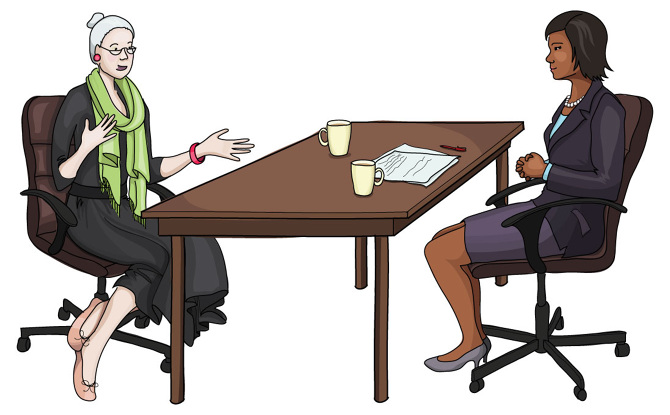 Interviewing and Counseling - Kathryn Nichols Illustration