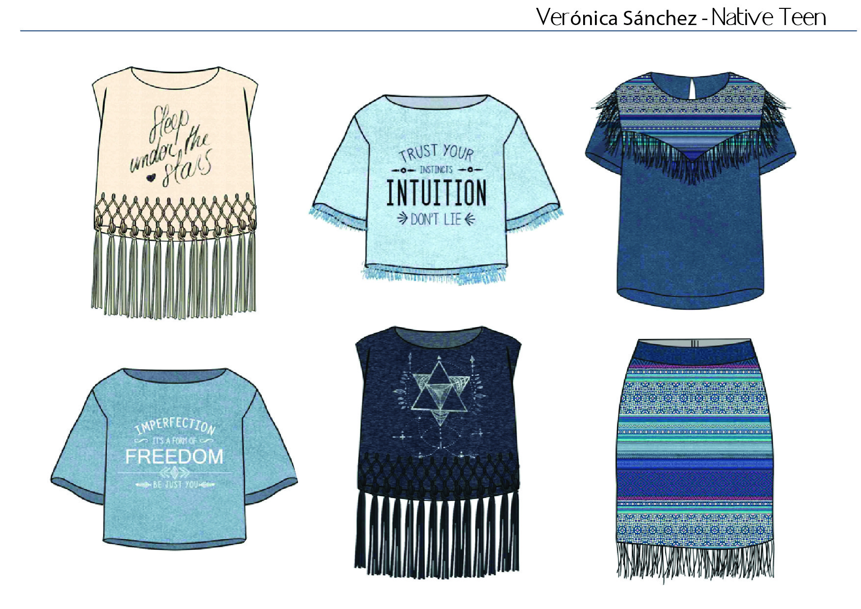 Fashion Technical Sheets - Verónica Sánchez
