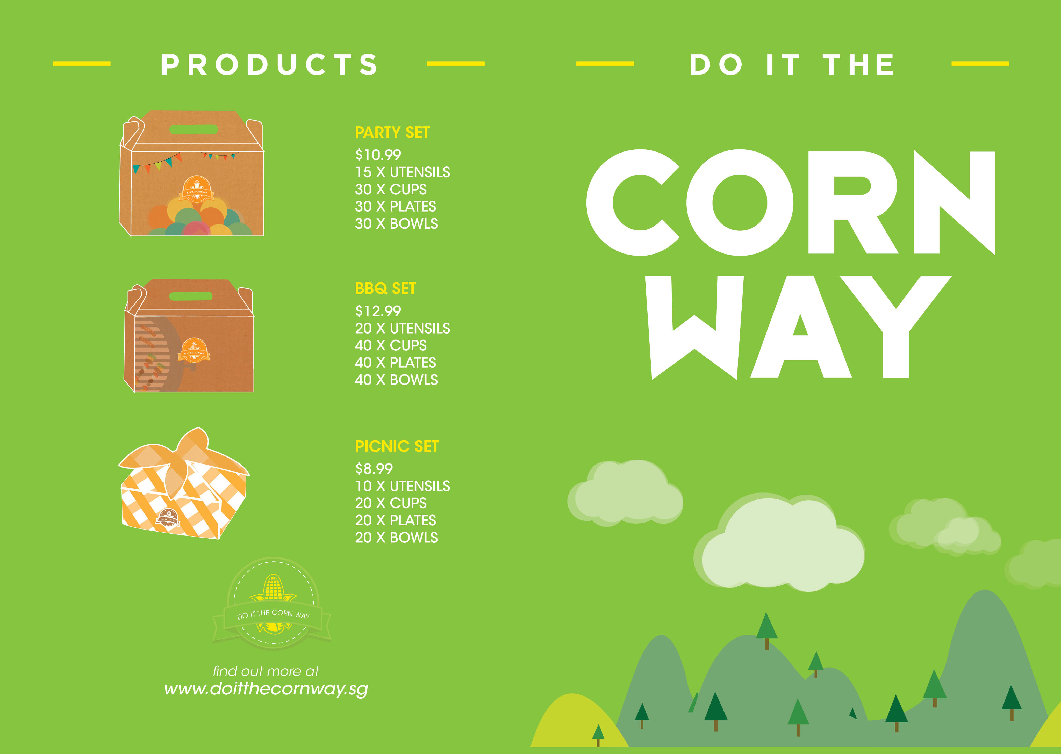 Do it the Corn way - Corn Ware // Advertising Campaign - Amy