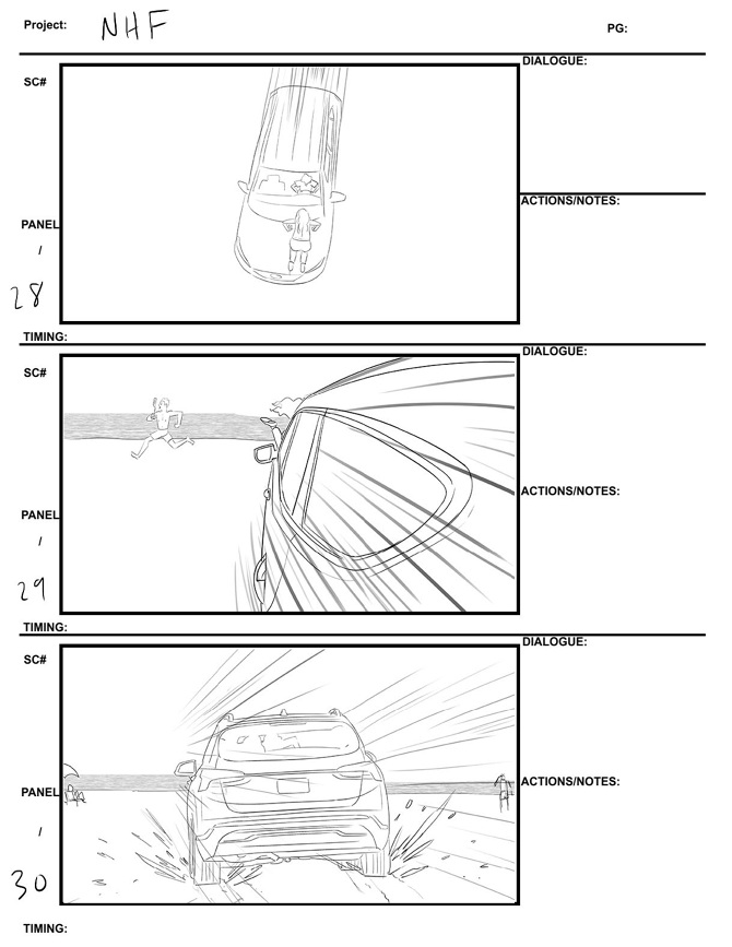 No Hard Feelings Storyboard - seanvec.com