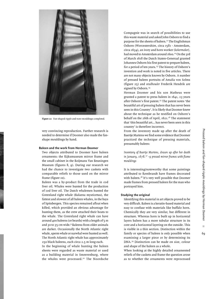 Research: Pressed Baleen and fan-shaped ripple mouldings by Herman ...