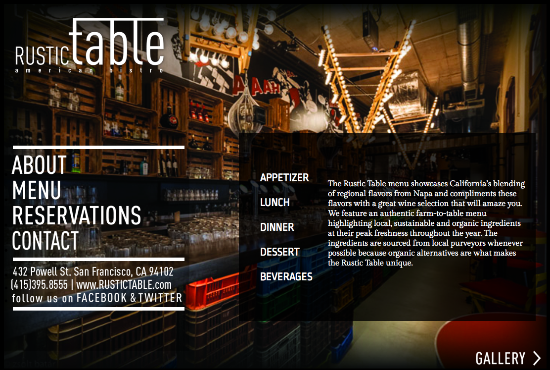 Rustic Table - TINA JURIC