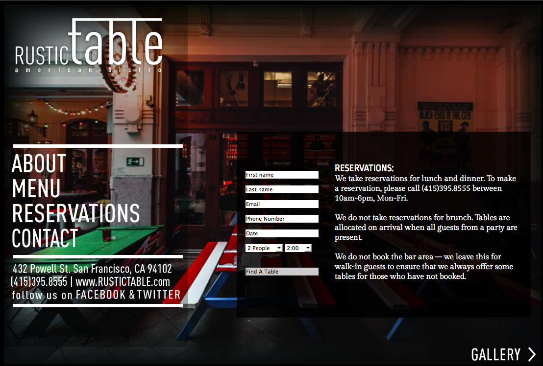 Rustic Table - TINA JURIC