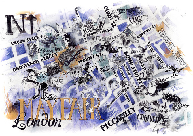 Mayfair Map - Alexander Innes