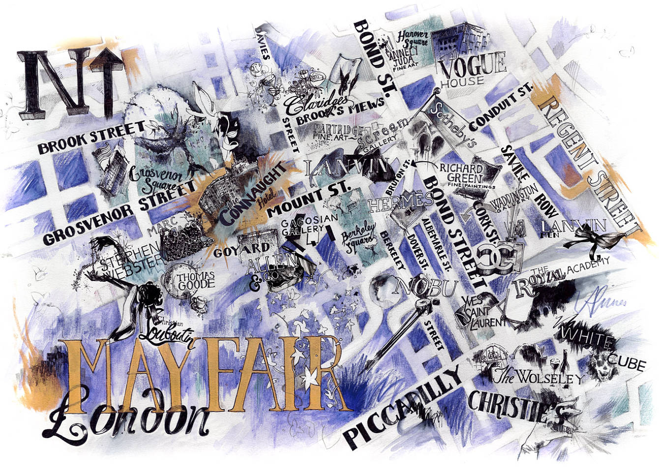 Mayfair Map - Alexander Innes