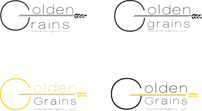 Golden Grains Logo - STANDout Designs