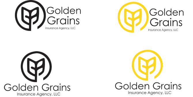 Golden Grains Logo - STANDout Designs