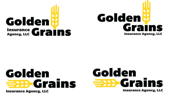 Golden Grains Logo - STANDout Designs