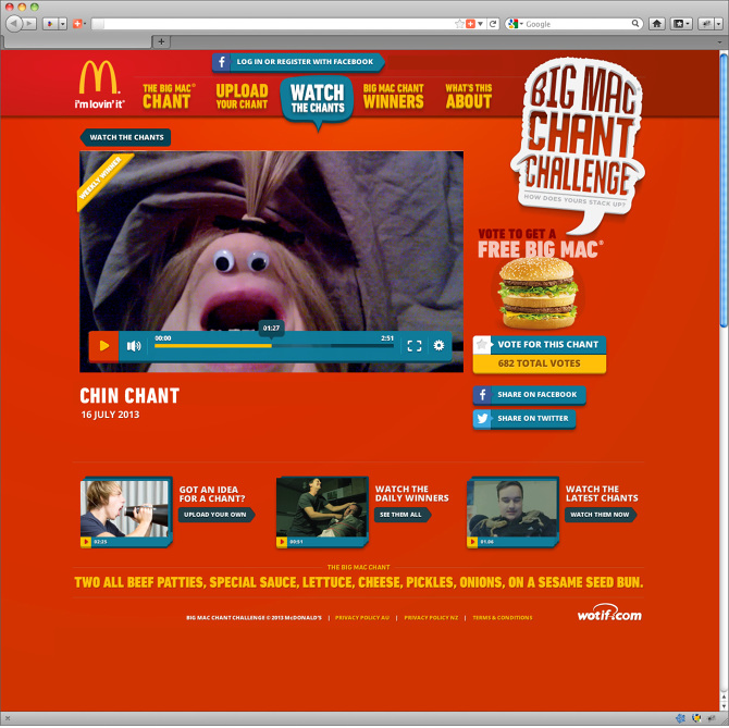 McDonald's Big Mac Chant - ashwingopal.com