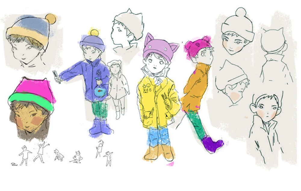 character design (WIP) - bk