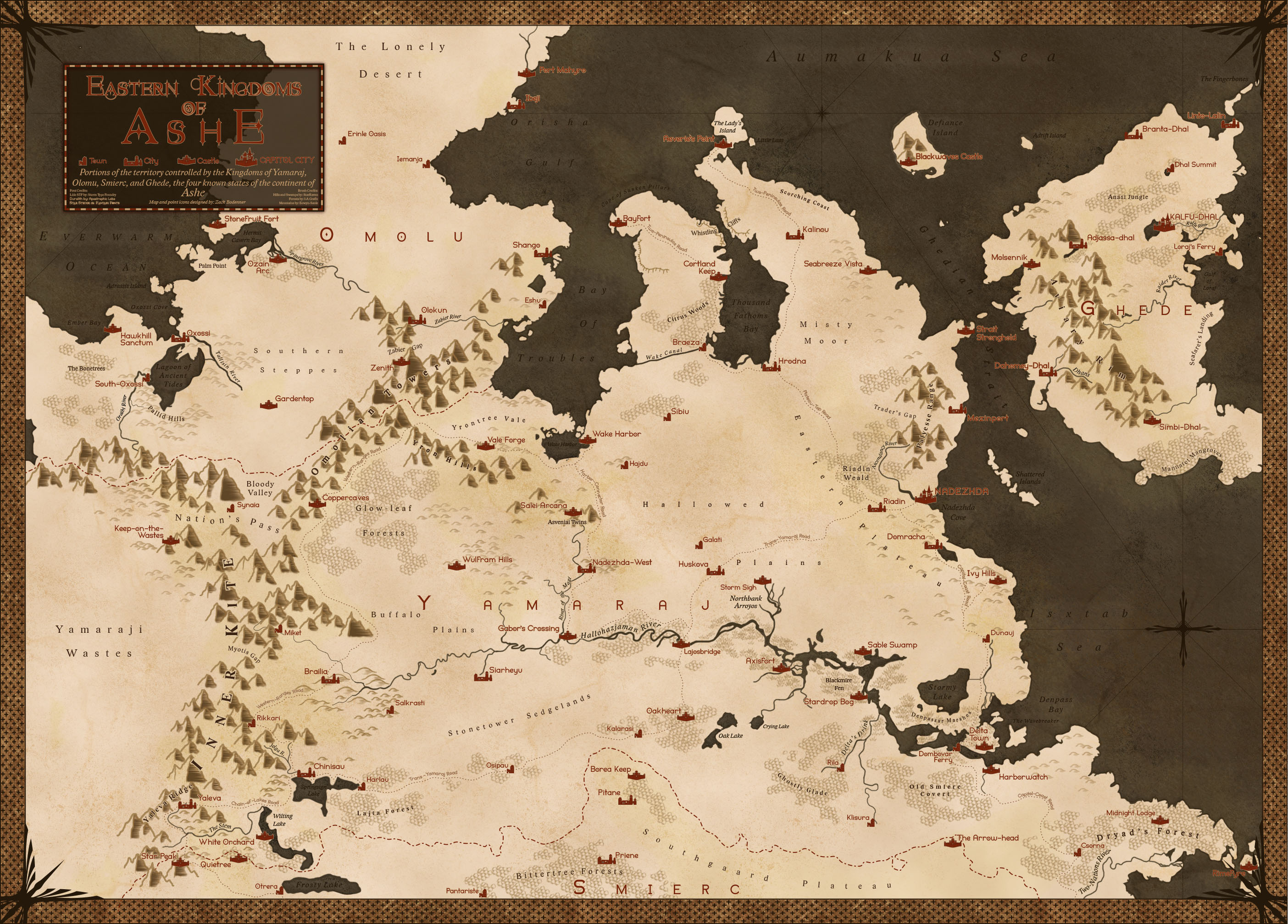 Cartographic Portfolio - Bodenner Cartography
