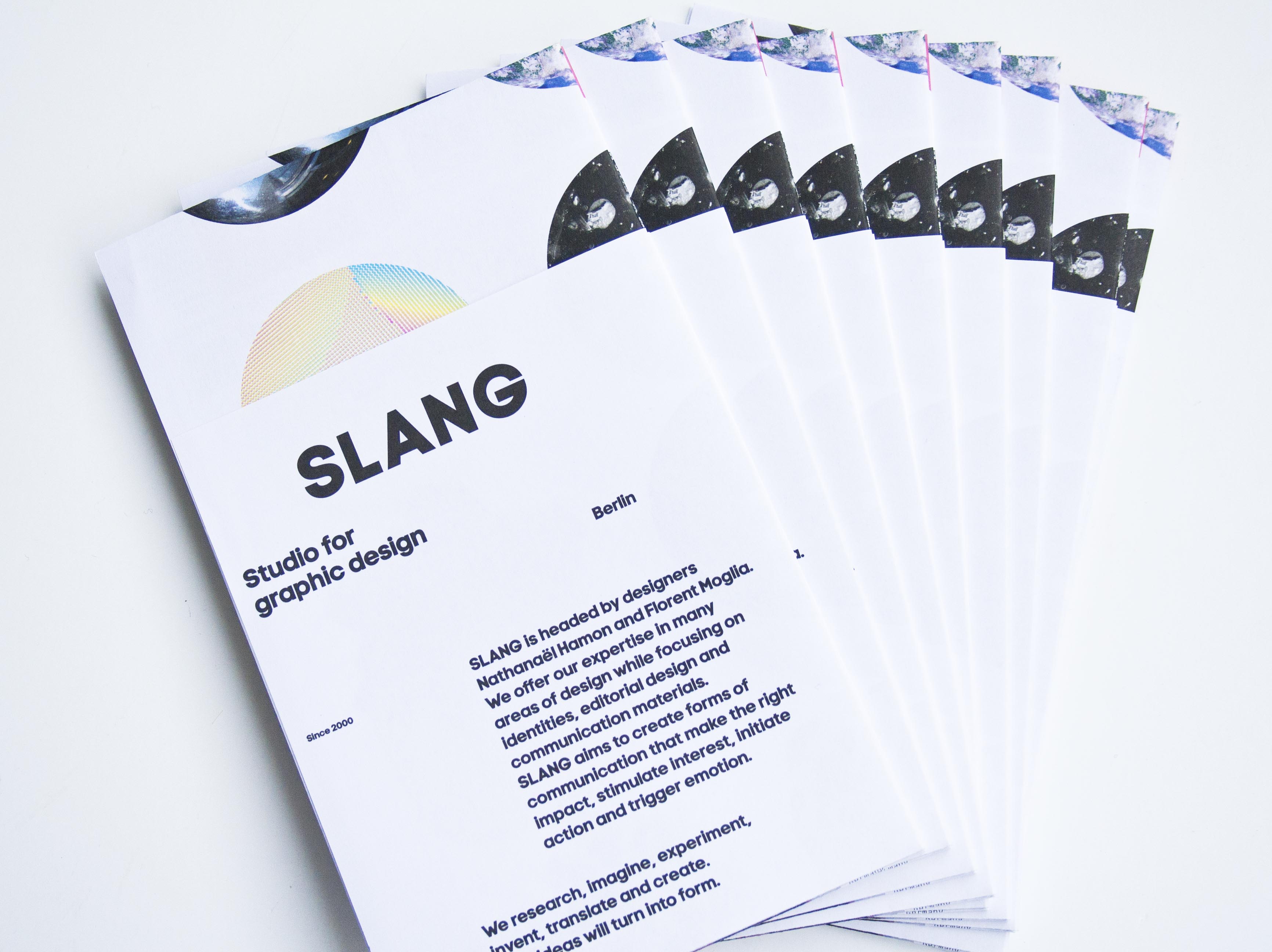 SLANG portfolio poster - Jetzt