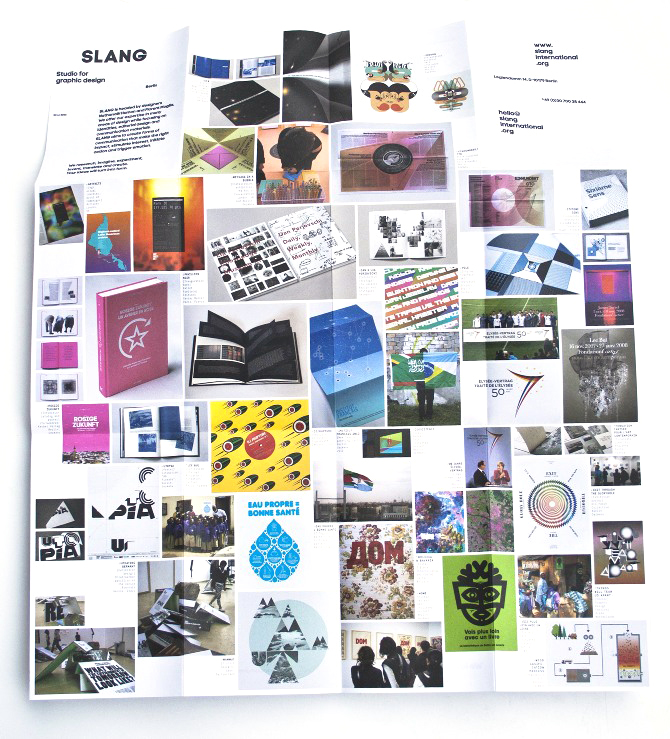 SLANG portfolio poster - Jetzt