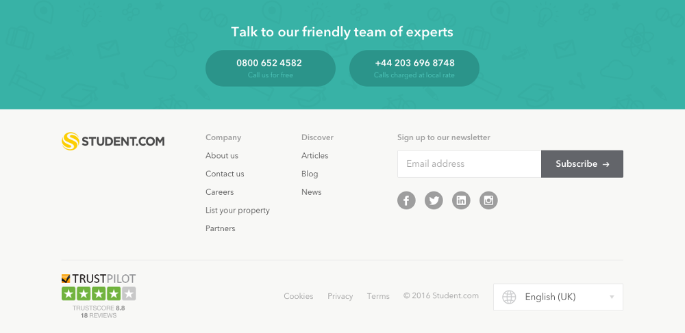 Footer Design - Ann Foo | Digital Product Designer