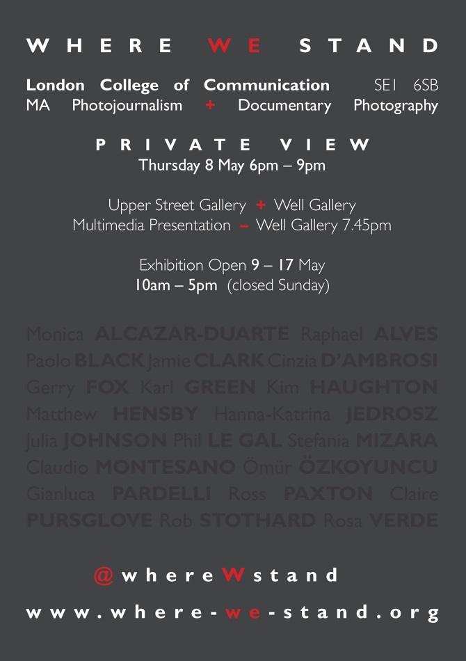 About The Show - :: Where We Stand Photography Collective