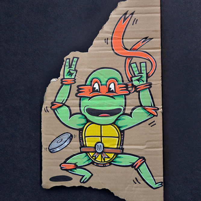 CHARACTERS ON CARDBOARD - mr the beef