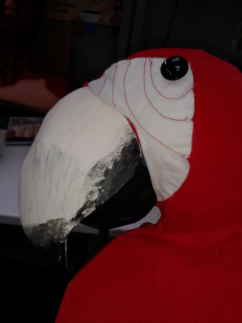 Marvin the Parrot Puppet - Harriet Rose Modelmaker