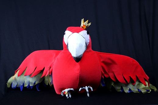 Marvin the Parrot Puppet - Harriet Rose Modelmaker