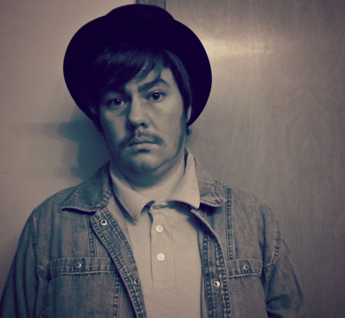 Self-Portrait as Combination Rick Danko & Robbie Robertson - Moss Garden