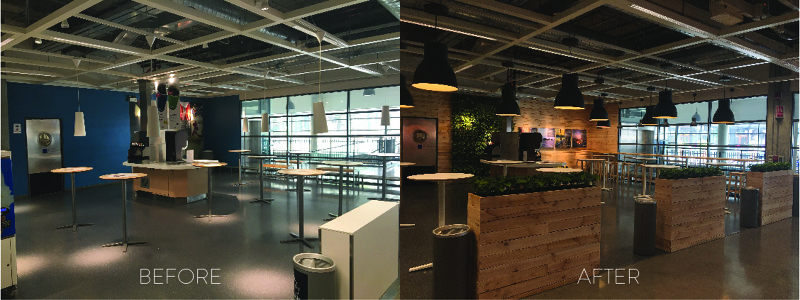 IKEA’s bistro area - MayS.
