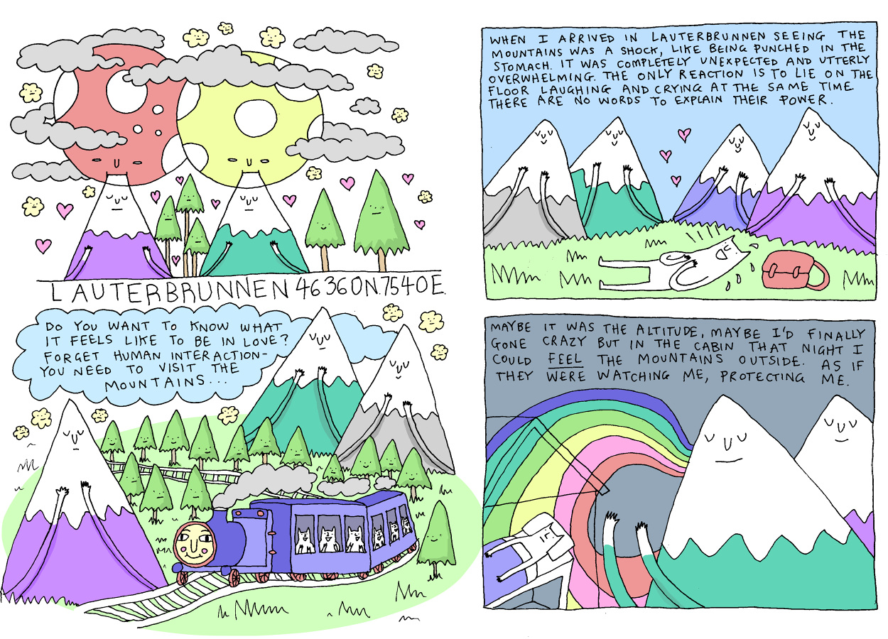 Mountains Comic - Lizz Lunney Illustration