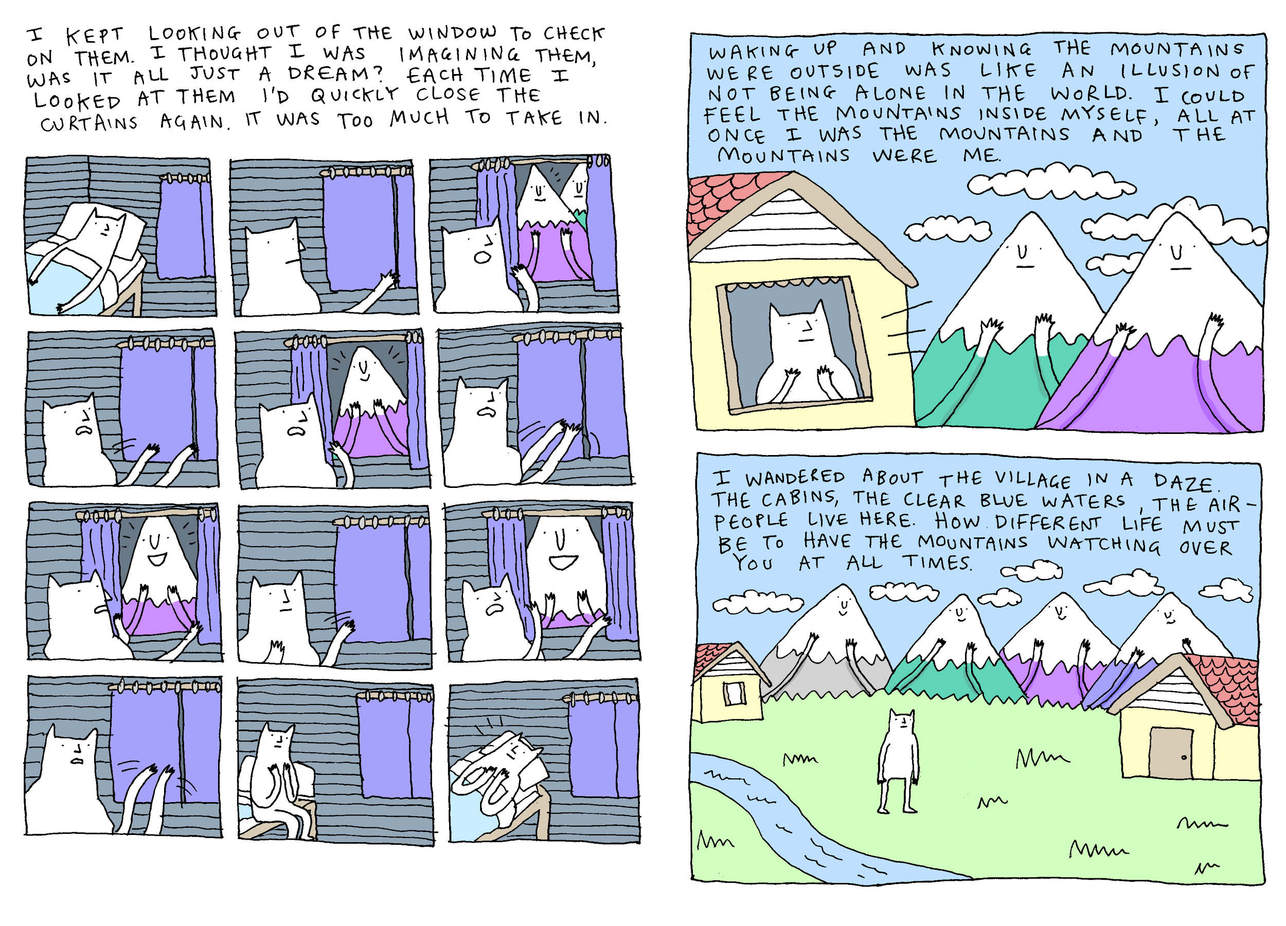 Mountains Comic - Lizz Lunney Illustration