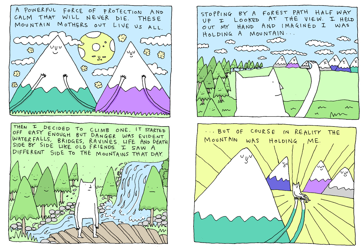 Mountains Comic - Lizz Lunney Illustration