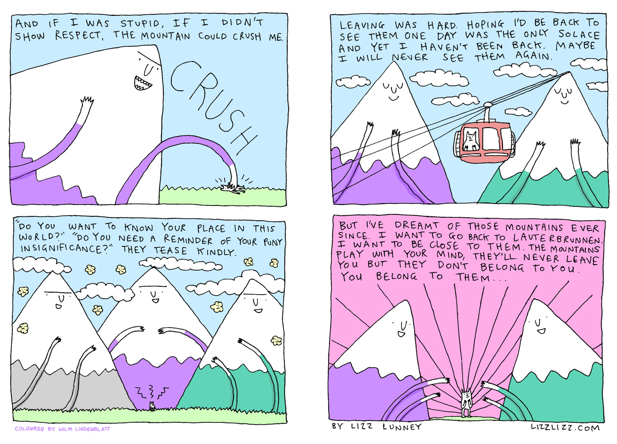 Mountains Comic - Lizz Lunney Illustration