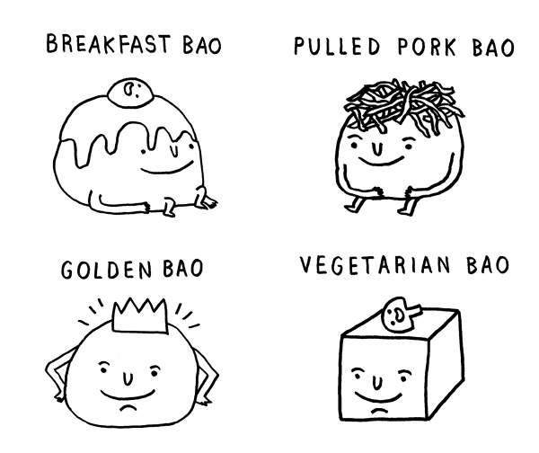 Banh Bao Merch - Lizz Lunney Illustration