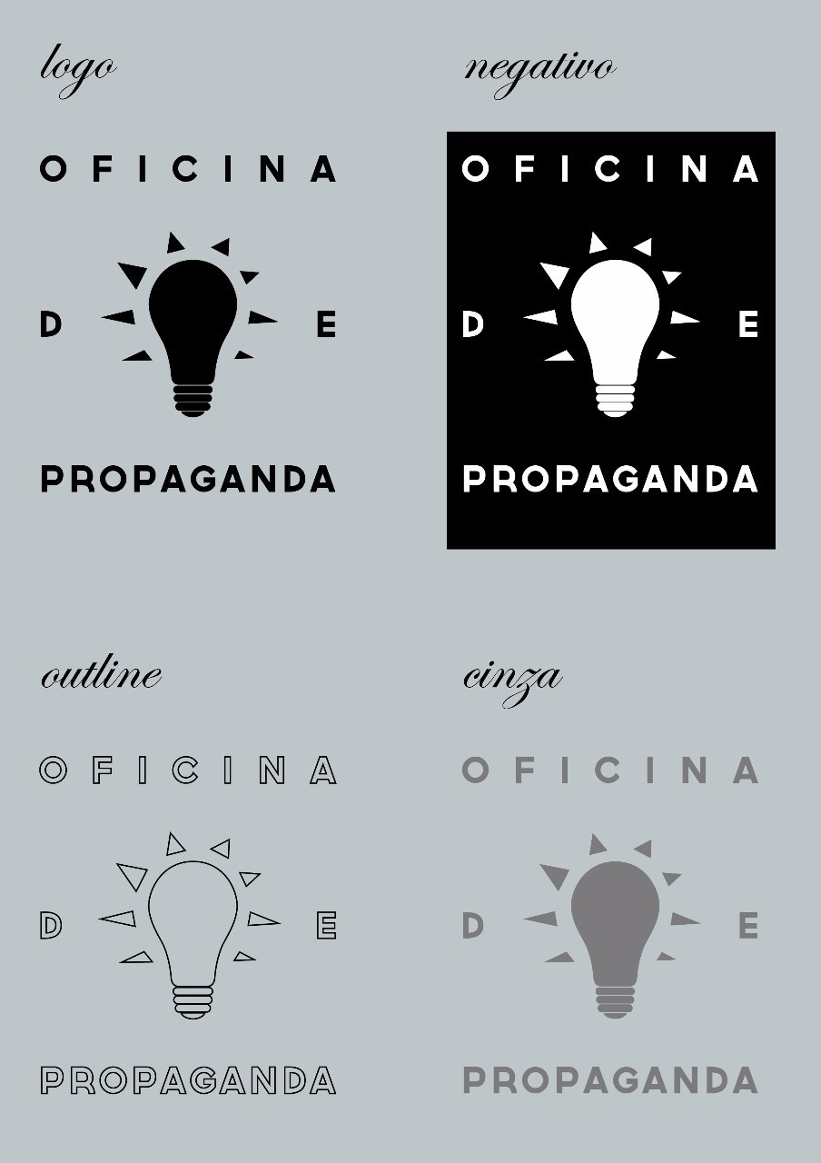 Criação - Logo Oficina de Propaganda - João Paulo Brasil