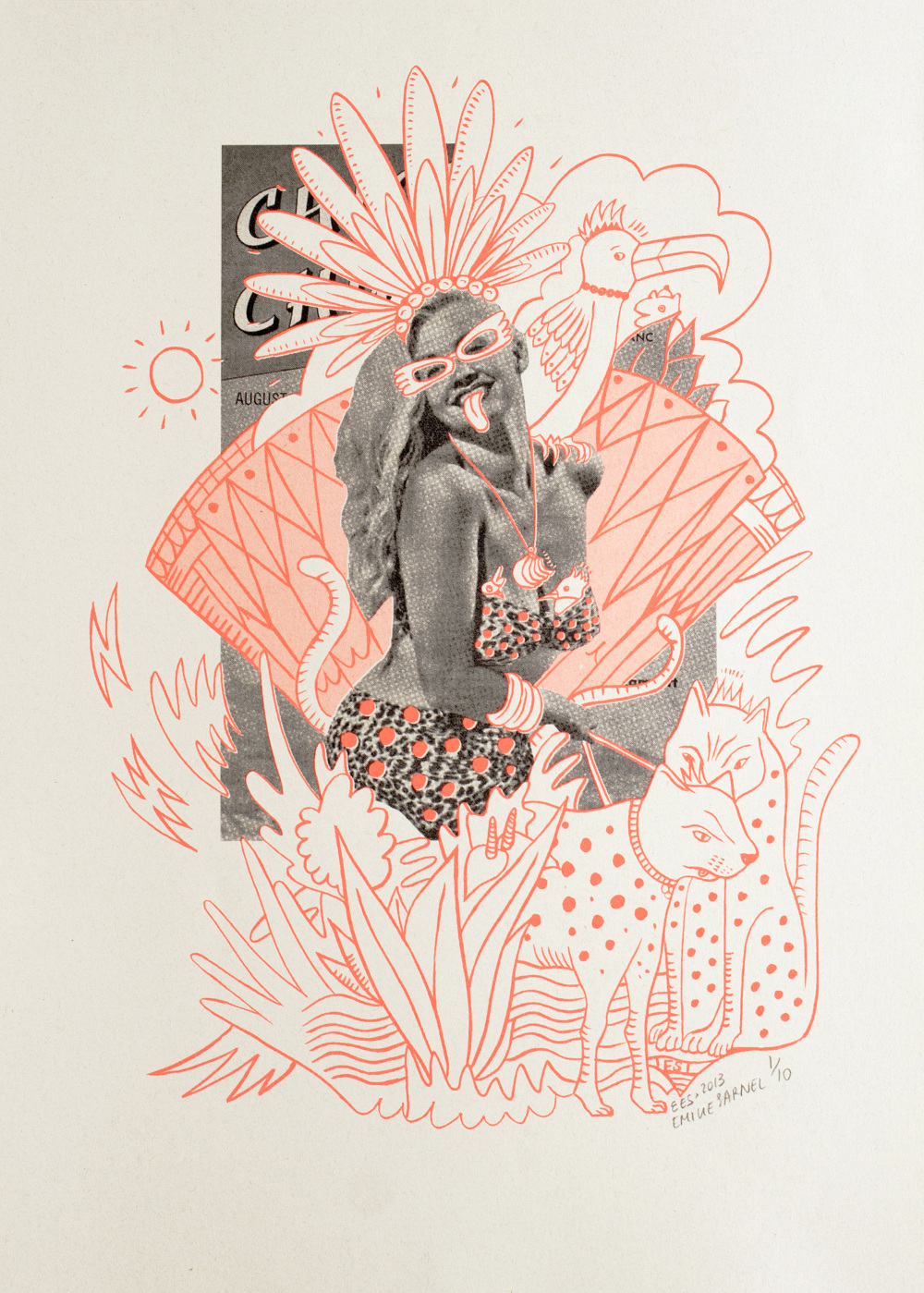 Pin-ups Riso Posters - emiliesarnel
