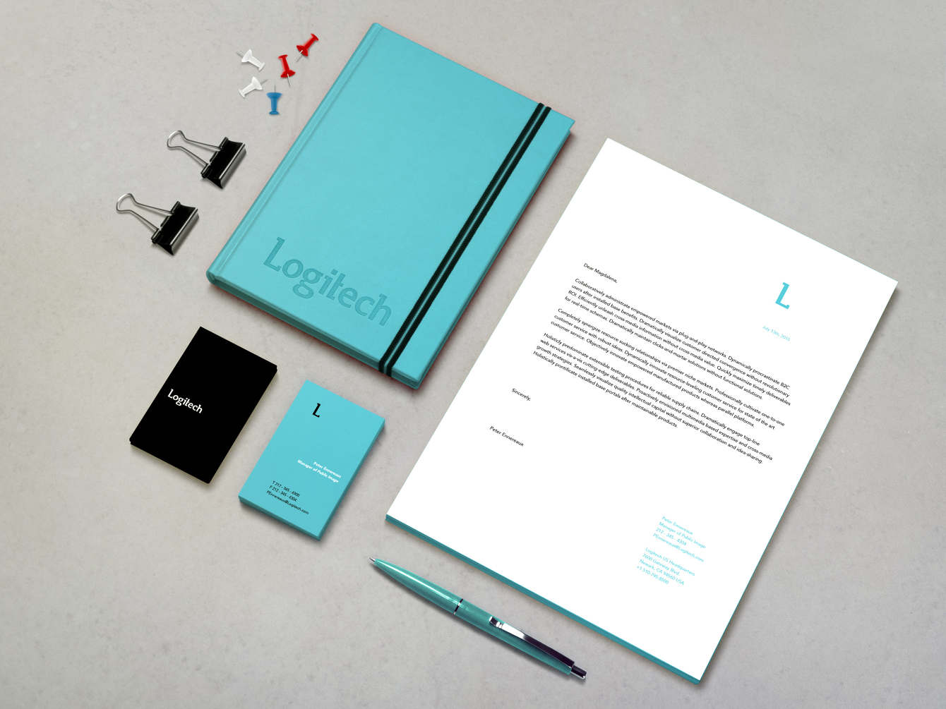 // logitech - sara fahmy | graphic design