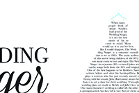 Wedding Singer Layout - Regan Grossnickle Portfolio