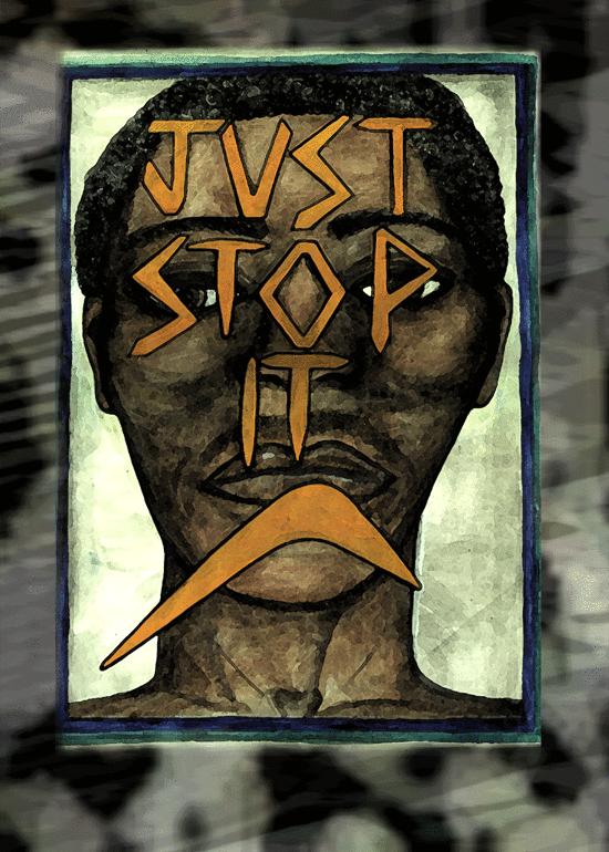 Anti Racism Project - Denia Hood- Art,IllustrationStudio