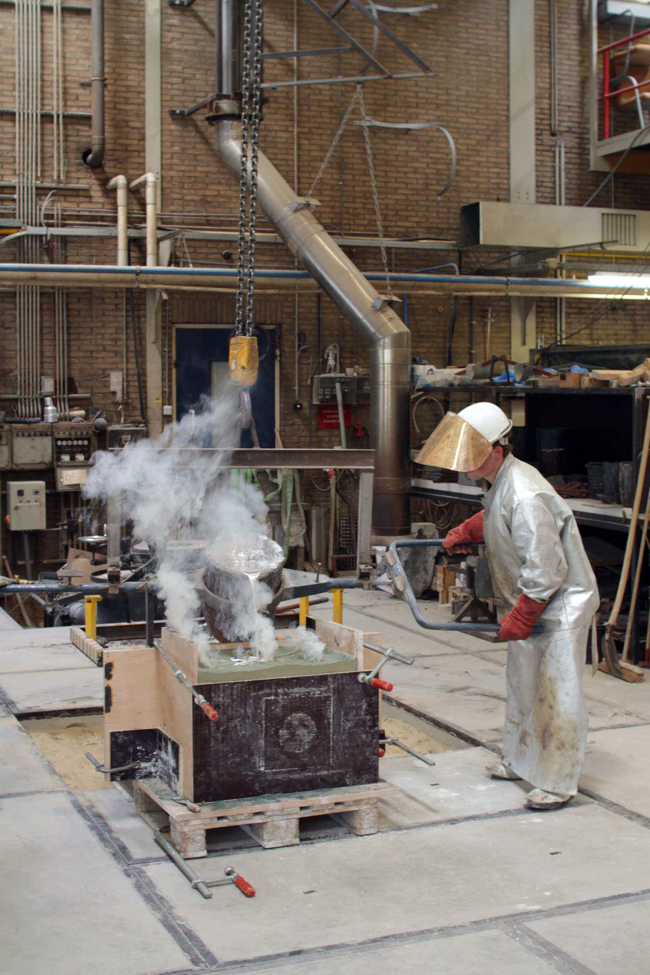Casted Aluminum Bench and Stool - Sigve Knutson
