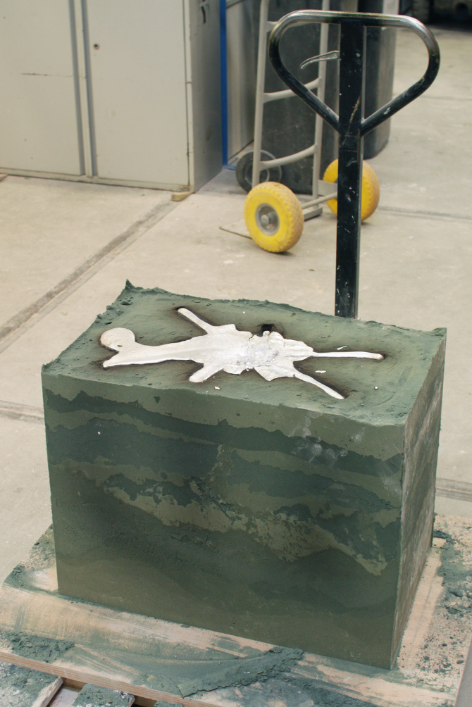 Casted Aluminum Bench and Stool - Sigve Knutson