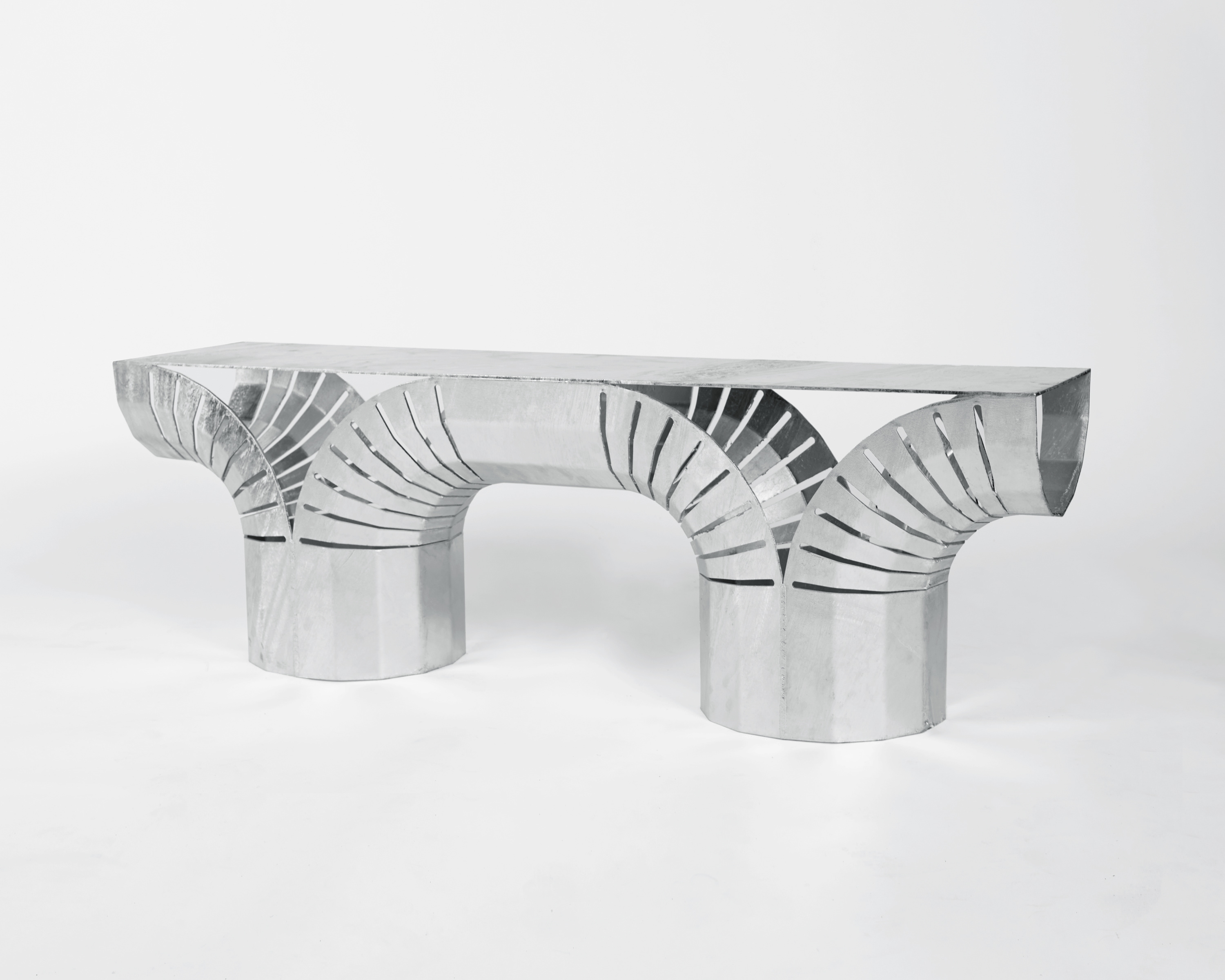 Galvanized Steel Bench - Sigve Knutson