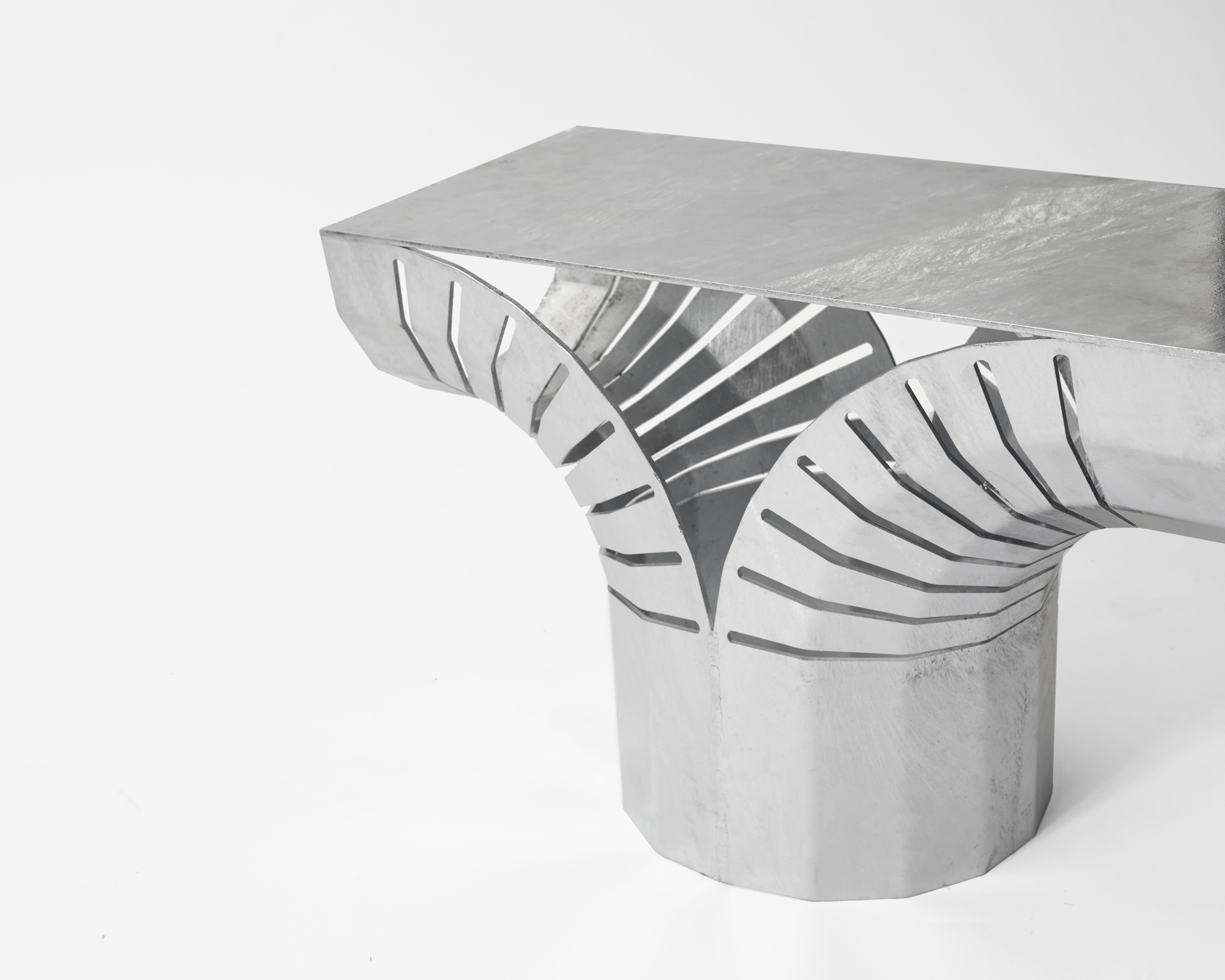 Galvanized Steel Bench - Sigve Knutson