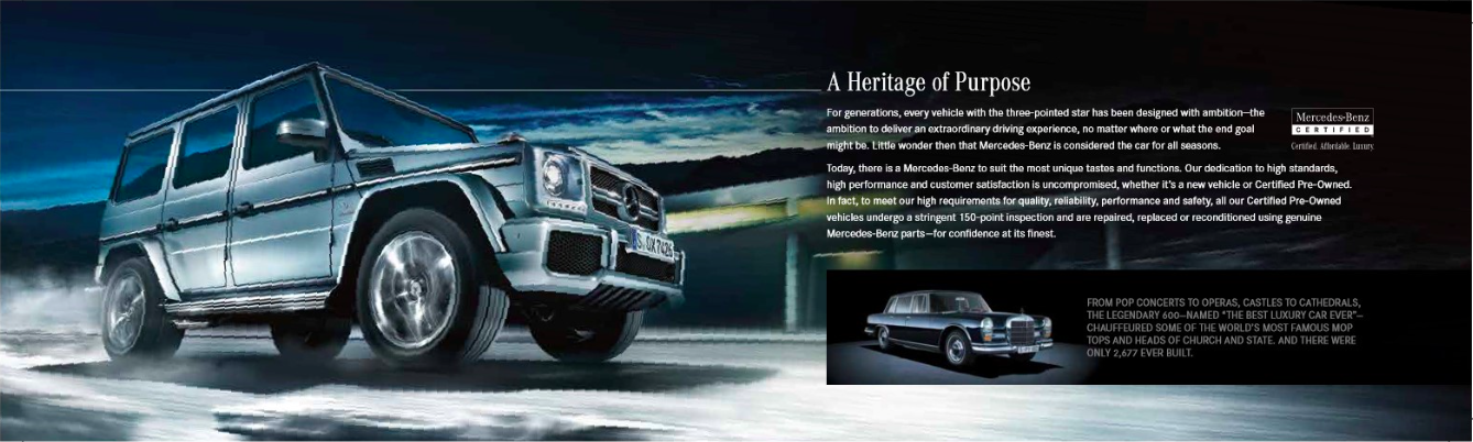 Mercedes-Benz Welcome Package - John Tracey, Writer