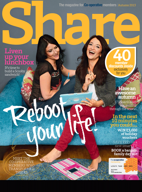 Share Magazine - Geraldine Lynch Art Direction