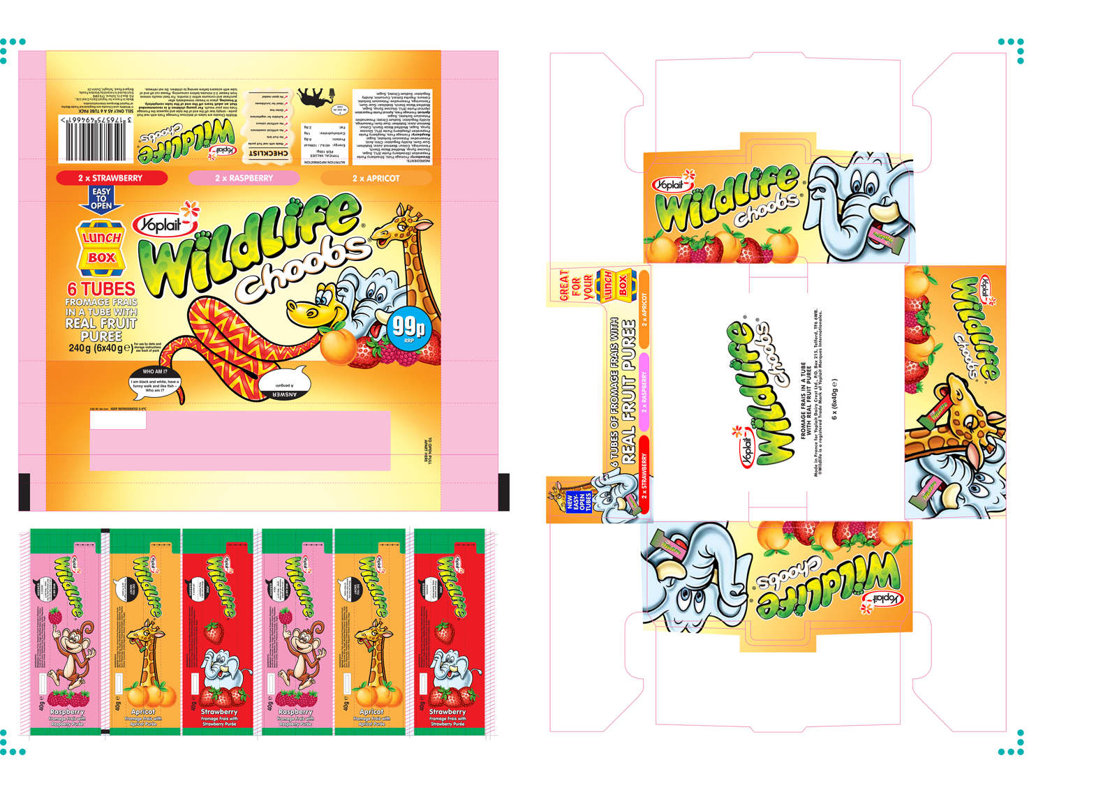 Yoplait Wildlife - www.artwork-etc.co.uk