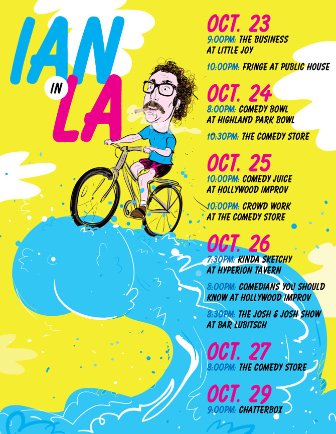 Comedy Artwork Brian • Illustration & Design