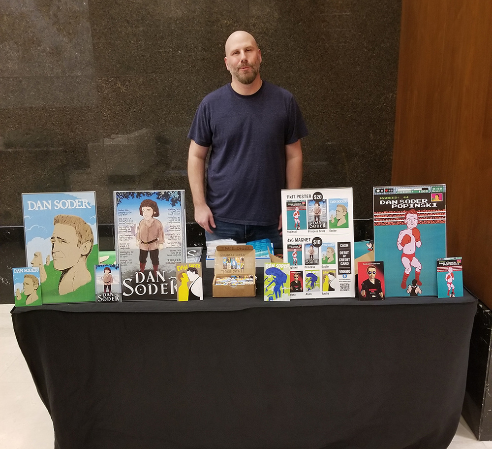 Dan Soder - Comedy Artwork Brian • Illustration & Design