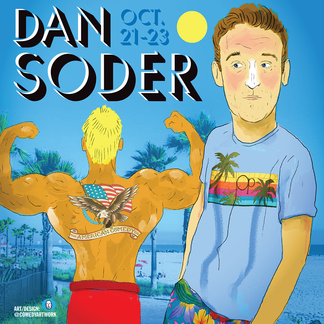 Dan Soder - Comedy Artwork Brian • Illustration & Design